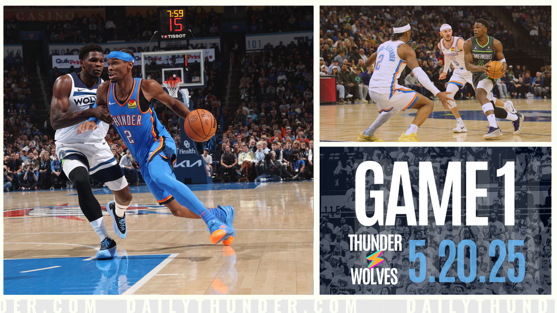 Thunder host Wolves to open 2025 Western Conference Finals