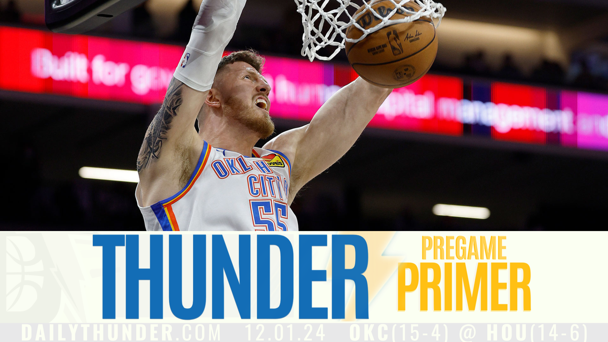 Thunder (15-4) travel to Houston (14-6): Are the Rockets ready for a ...